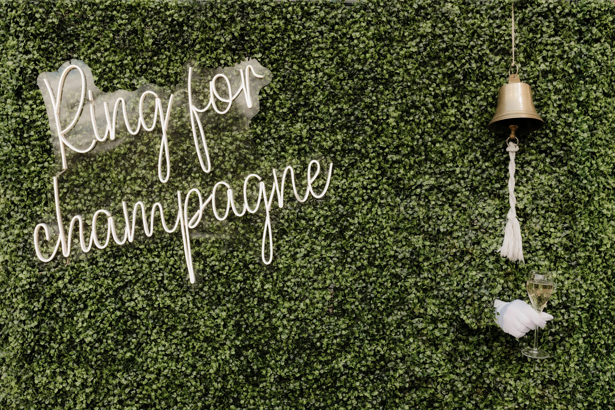 Champagne Wall